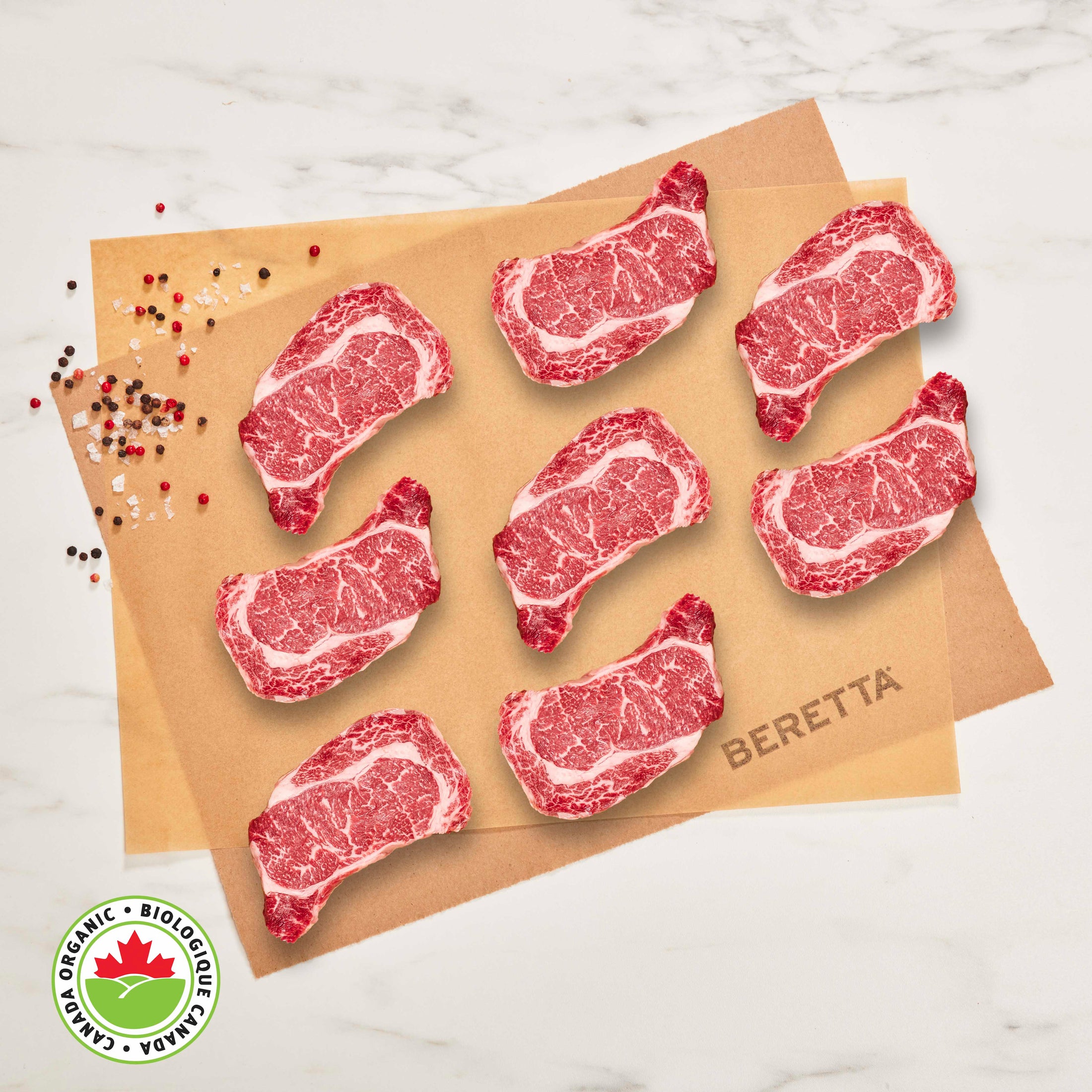 Beef Ribeye Steak - 8oz: Certified Organic – Beretta Farms